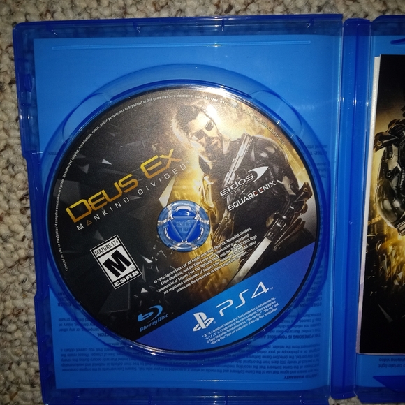 Video Games & Consoles | Deus Ex Mankind Divided For Ps4 Blue Case ...